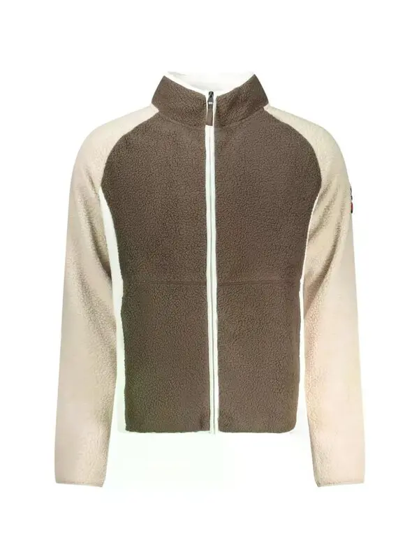 NORWAY 1963 Colour-block Fleece-texture Sweater