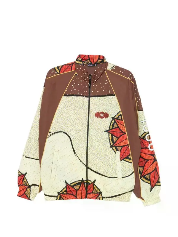 PANTOFOLA D'ORO High-neck Graphic-print Jacket