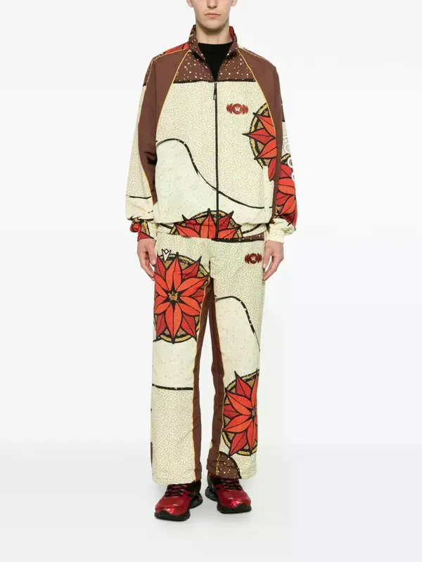 PANTOFOLA D'ORO High-neck Graphic-print Jacket