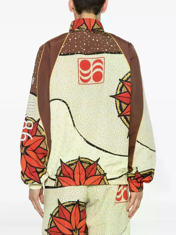 PANTOFOLA D'ORO High-neck Graphic-print Jacket