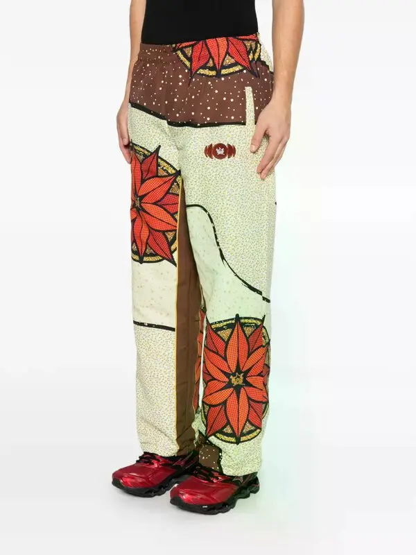 PANTOFOLA D'ORO X Thebe Magugy Graphic-print Trousers