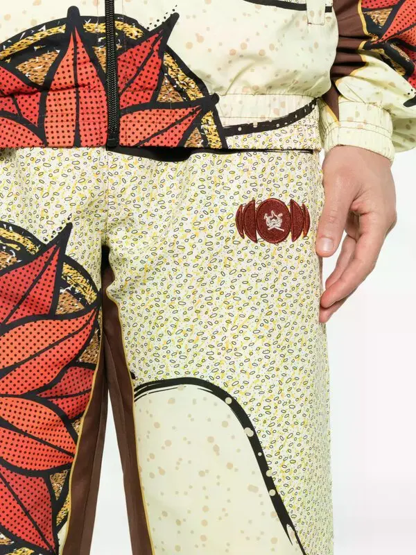PANTOFOLA D'ORO X Thebe Magugy Graphic-print Trousers
