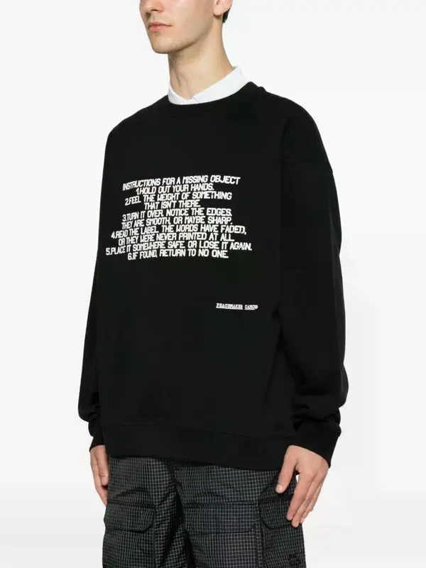 PEACEMAKER OAMC Slogan Print Sweater