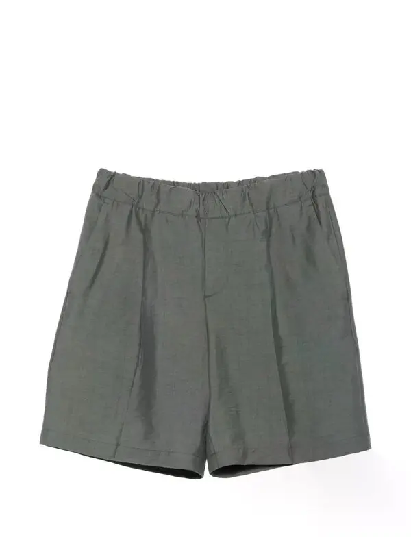 COSTUMEIN Tailored Shorts With Pleats And Elasticated Waistband