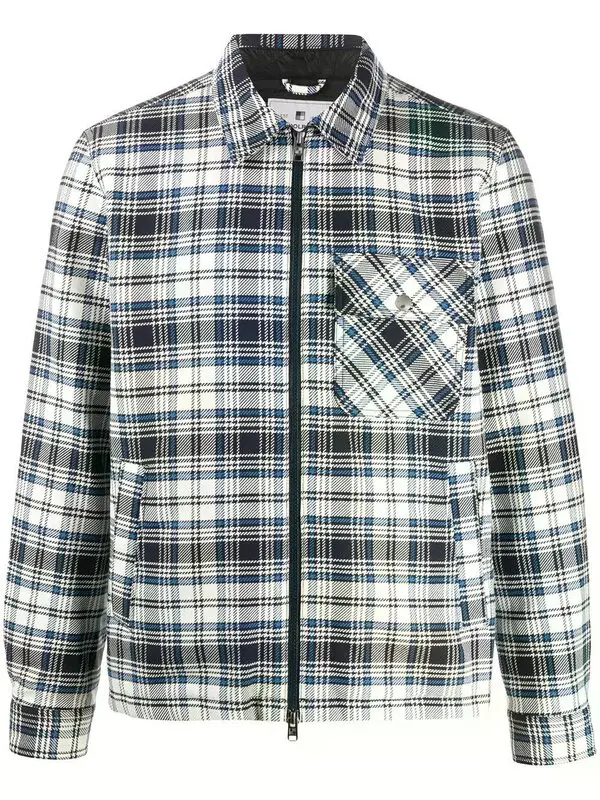 Woolrich Checkered Zip-up Jacket