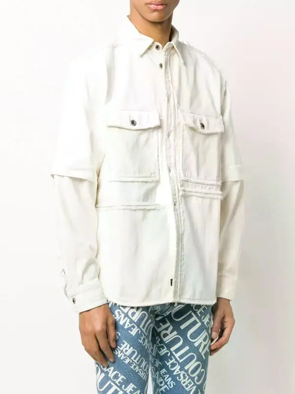 DIESEL® Cotton Denim Oversized Jacket