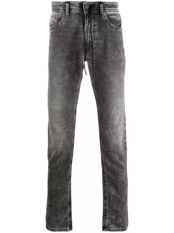 DIESEL® Thommer Low-rise Slim-fit Jeans - Grey