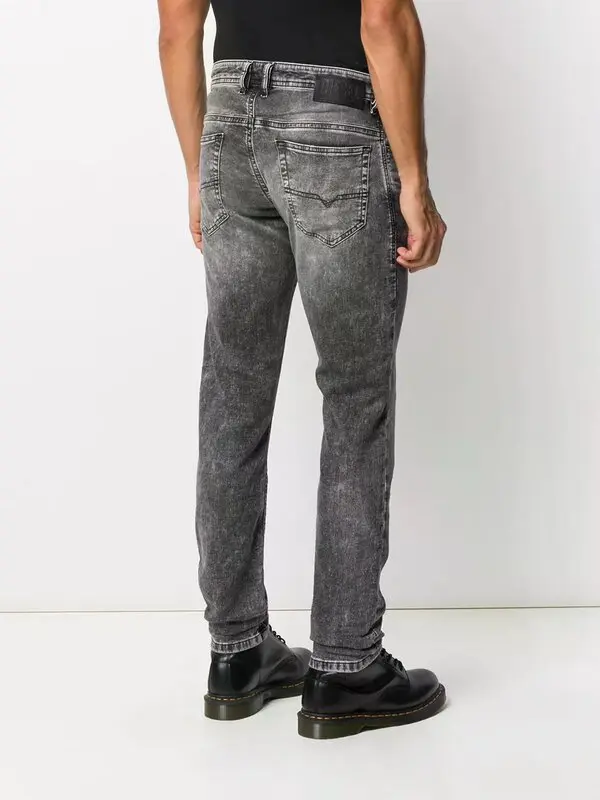 DIESEL® Thommer Low-rise Slim-fit Jeans - Grey