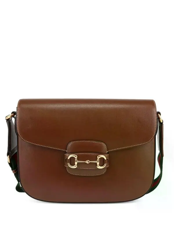 Gucci 1955 Horsebit Shoulder Bag - Brown