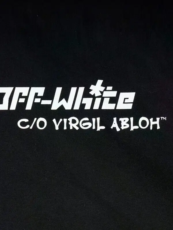 Off-White Cryst Croco Logo-print Slim-fit T-shirt