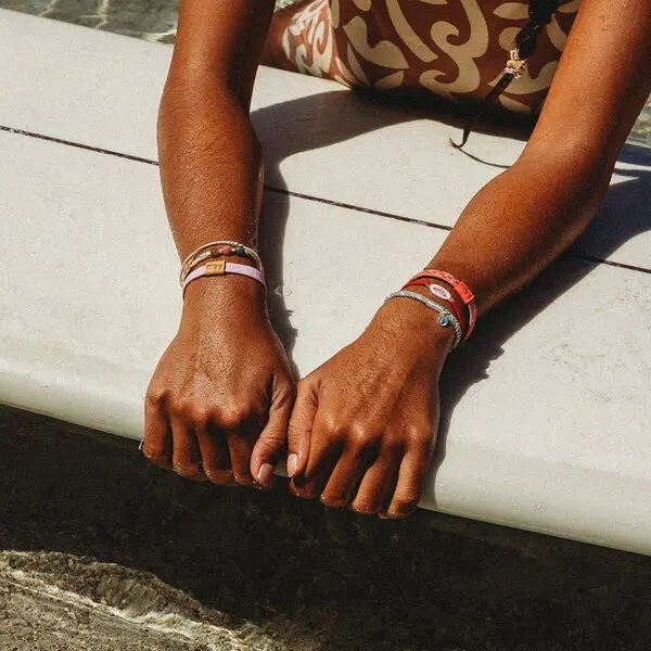 Roxy K'lani X Hair Tie Bracelet Set - Pink