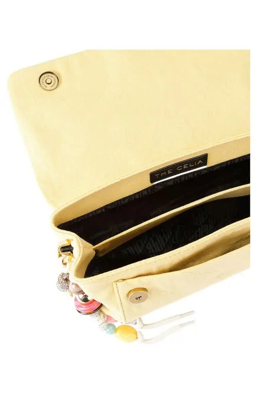 Kurt Geiger Celia Canvas Shoulder Bag With Embellished Eagle Hardware