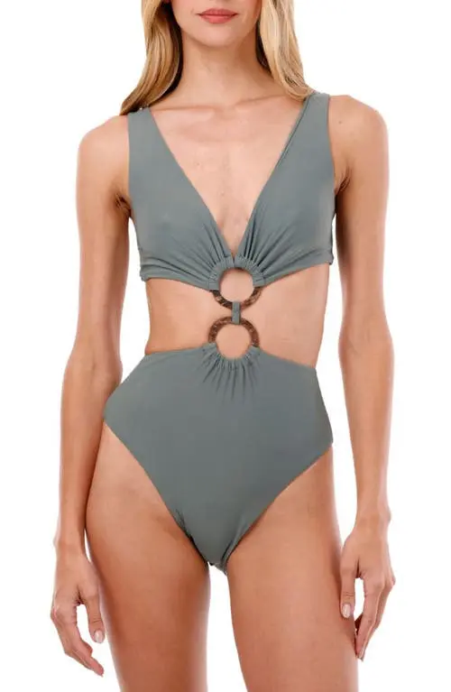 MALAI Serenity Danza O-ring One-piece Swimsuit - Serenity Green