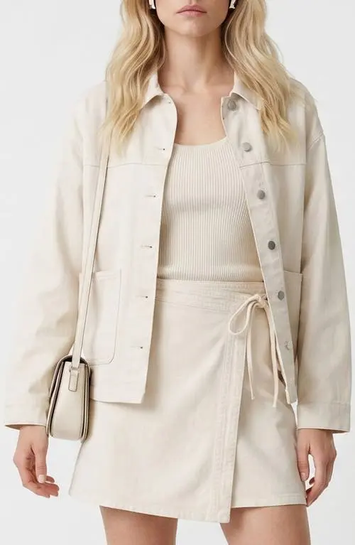 Vero Moda Jamie Denim Shirt Jacket - Birch