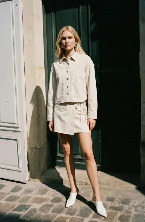 Vero Moda Jamie Denim Shirt Jacket - Birch