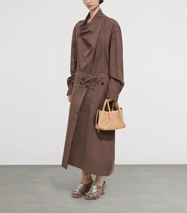 Bottega Veneta Small Leather Pinacoteca Tote Bag - Neutral