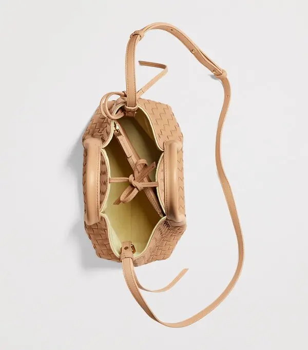 Bottega Veneta Small Leather Pinacoteca Tote Bag - Neutral