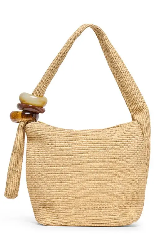 Dolce Vita Kalen Raffia Shoulder Bag - Natural
