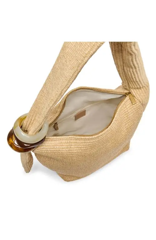 Dolce Vita Kalen Raffia Shoulder Bag - Natural
