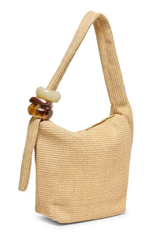 Dolce Vita Kalen Raffia Shoulder Bag - Natural