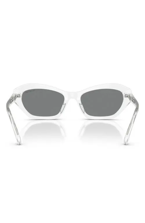 SWAROVSKI Cat Eye Sunglasses - Transparent/dark Grey