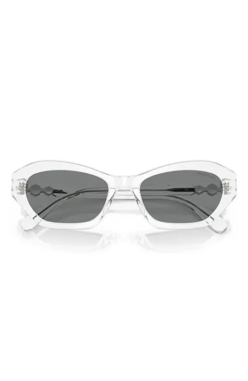 SWAROVSKI Cat Eye Sunglasses - Transparent/dark Grey
