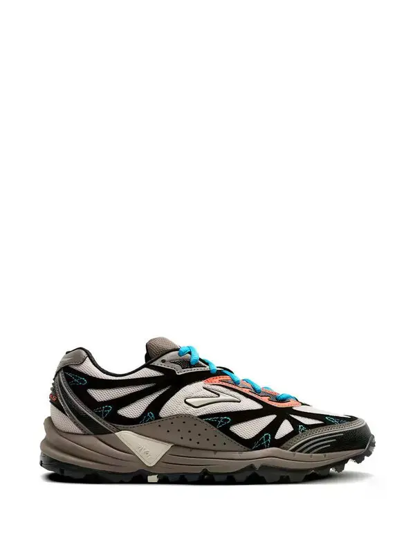 Brooks Cascadia 1 Panelled Lace-up Sneakers - Neutrals