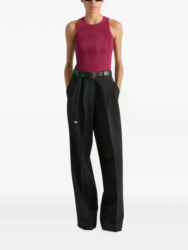 Givenchy Ribbed Knit Logo Tank Top