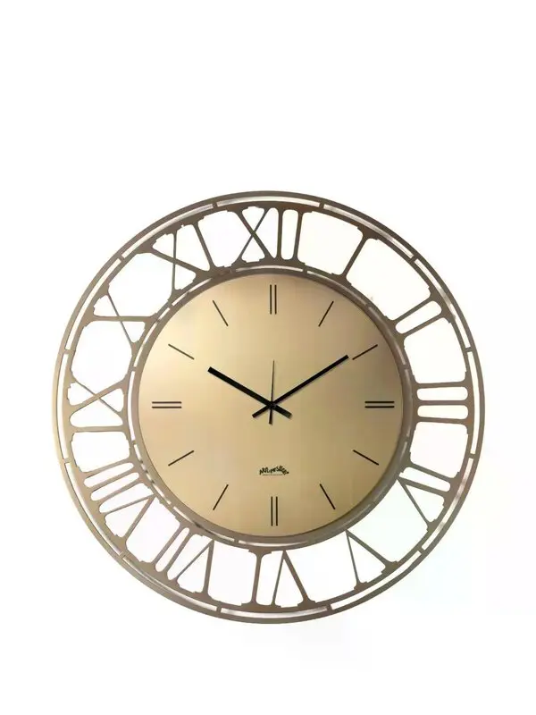 ARTI & MESTIERI Axis Roman Numeral Wall Clock - Neutrals
