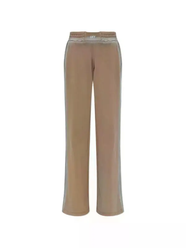 Off-White Logo-print Wide-leg Track Pants
