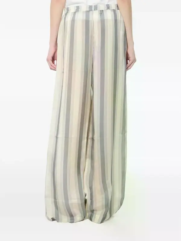 THE FRANKIE SHOP Baxter Striped Wide-leg Trousers