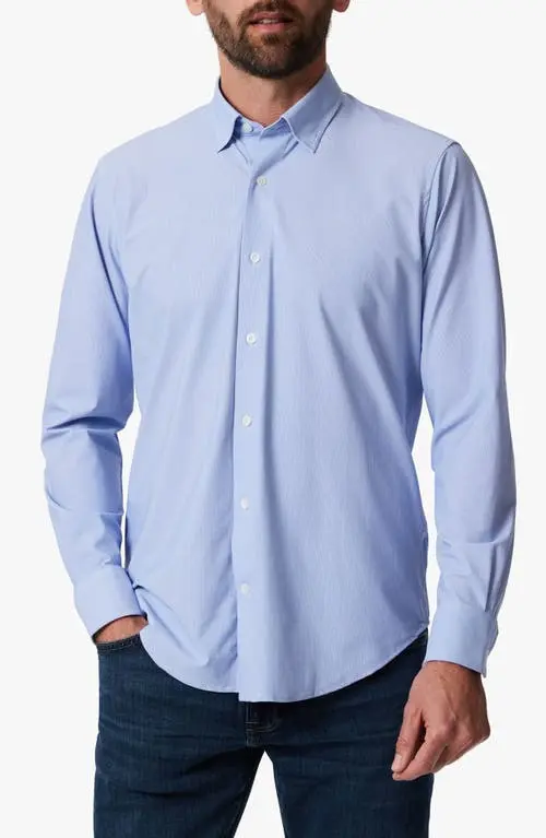 34 Heritage Geometric Button-up Shirt - Blue