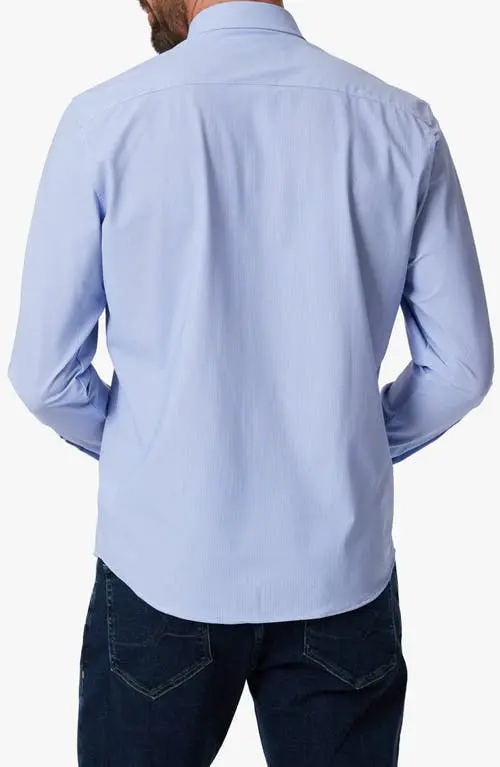 34 Heritage Geometric Button-up Shirt - Blue