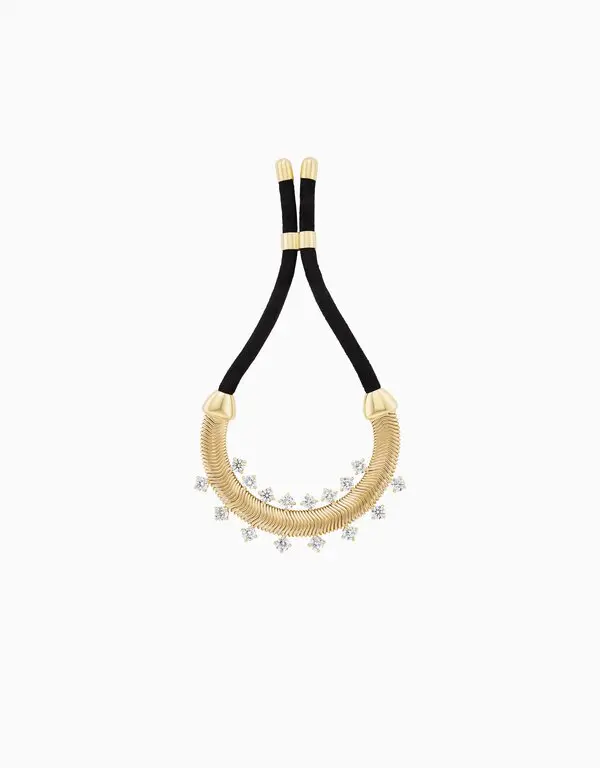EMILY P. WHEELER Diamond And Yellow Gold Snake Chain Bracelet - One-color