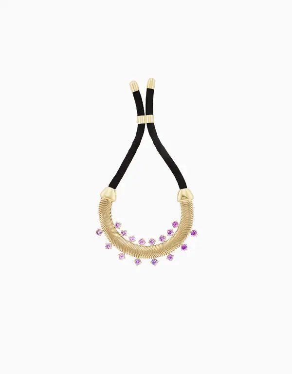EMILY P. WHEELER Suede And Sapphire Chain Bracelet - One-color