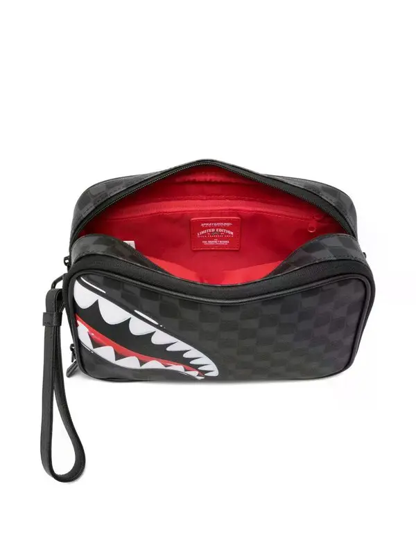 SPRAYGROUND Shark Print Wash Bag