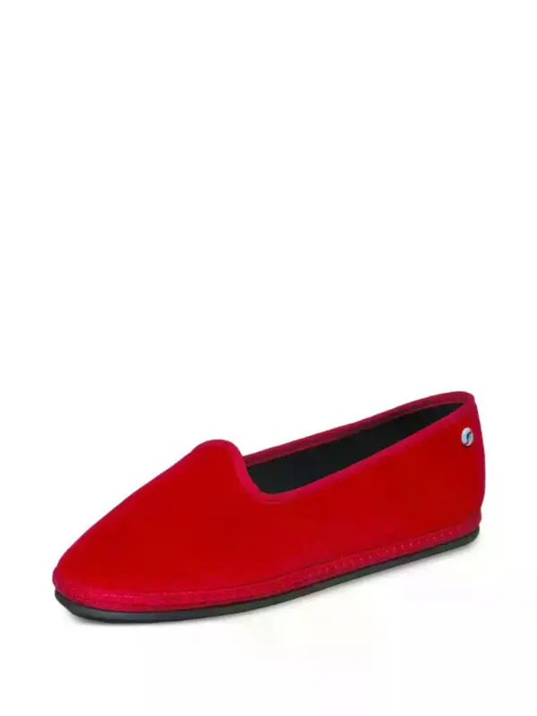 PIEDATERRE Modigliani Velvet Ballet Flats
