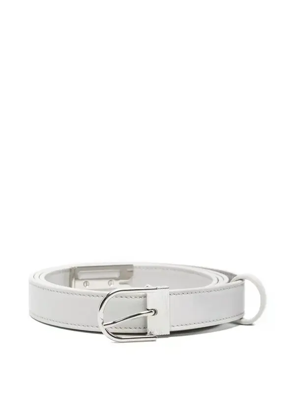 Victoria Beckham Dorian B Buckle Belt - Grey
