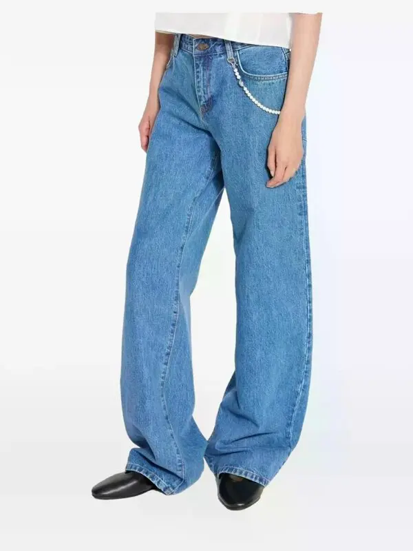 NACKIYE Uptown Straight-leg Jeans - Blue