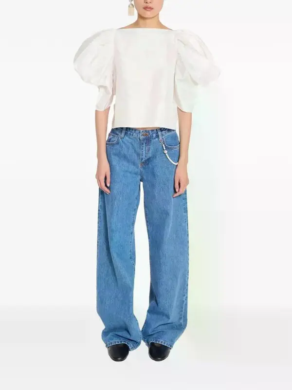 NACKIYE Uptown Straight-leg Jeans