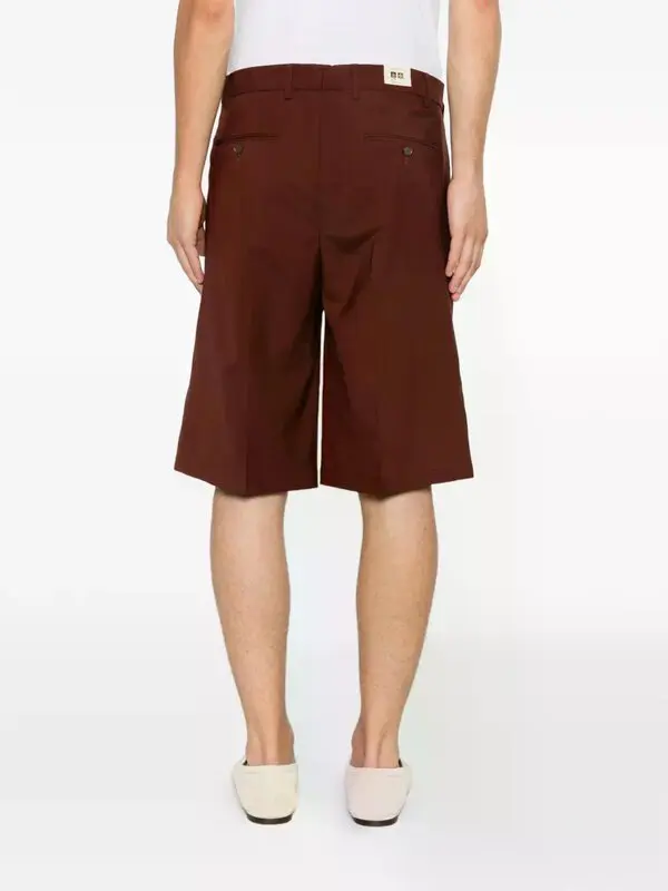 BRIGLIA 1949 Bedfords Pleated Knee-length Shorts