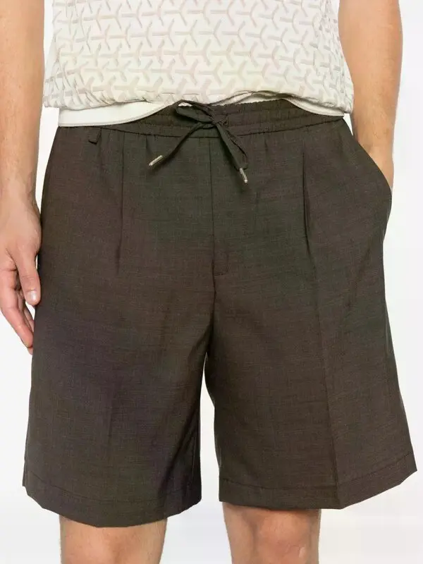 BRIGLIA 1949 Pleated Drawstring Shorts