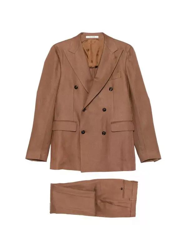 Tagliatore Double-breasted Peaked-lapel Suit