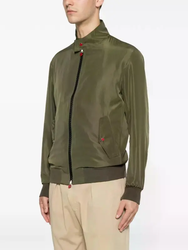 Kiton Zip-up Bomber Jacket