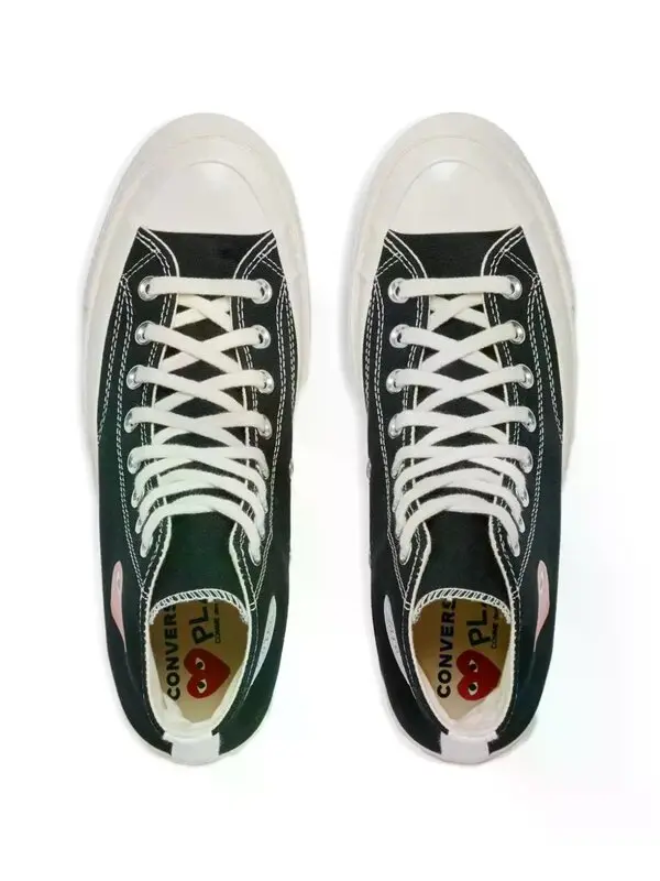 Play Comme Des Garcon Heart-motif High-top Sneakers