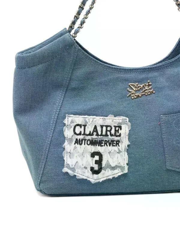 SECRET PON-PON Patch-pocket Shoulder Bag