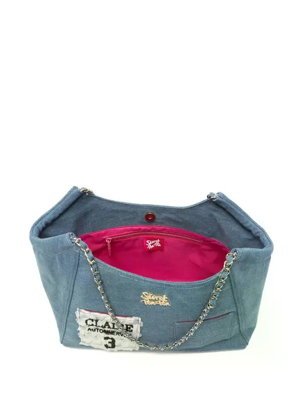 SECRET PON-PON Patch-pocket Shoulder Bag