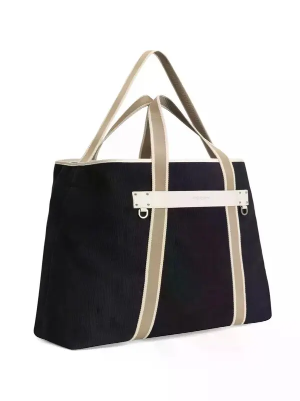Dolce & Gabbana Essenza Canvas Shopping Bag - Black