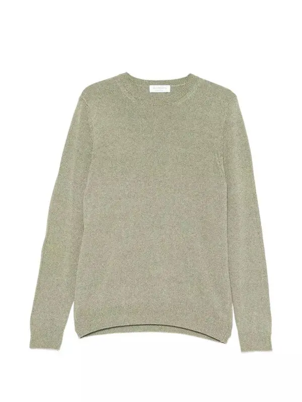 JEORDIE'S Ribbed-knit Crew Neck Sweater