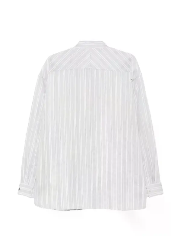Oakley Vertical-stripe Band-collar Shirt